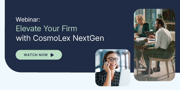 Webinar - Elevate Your Firm with CosmoLex NextGen